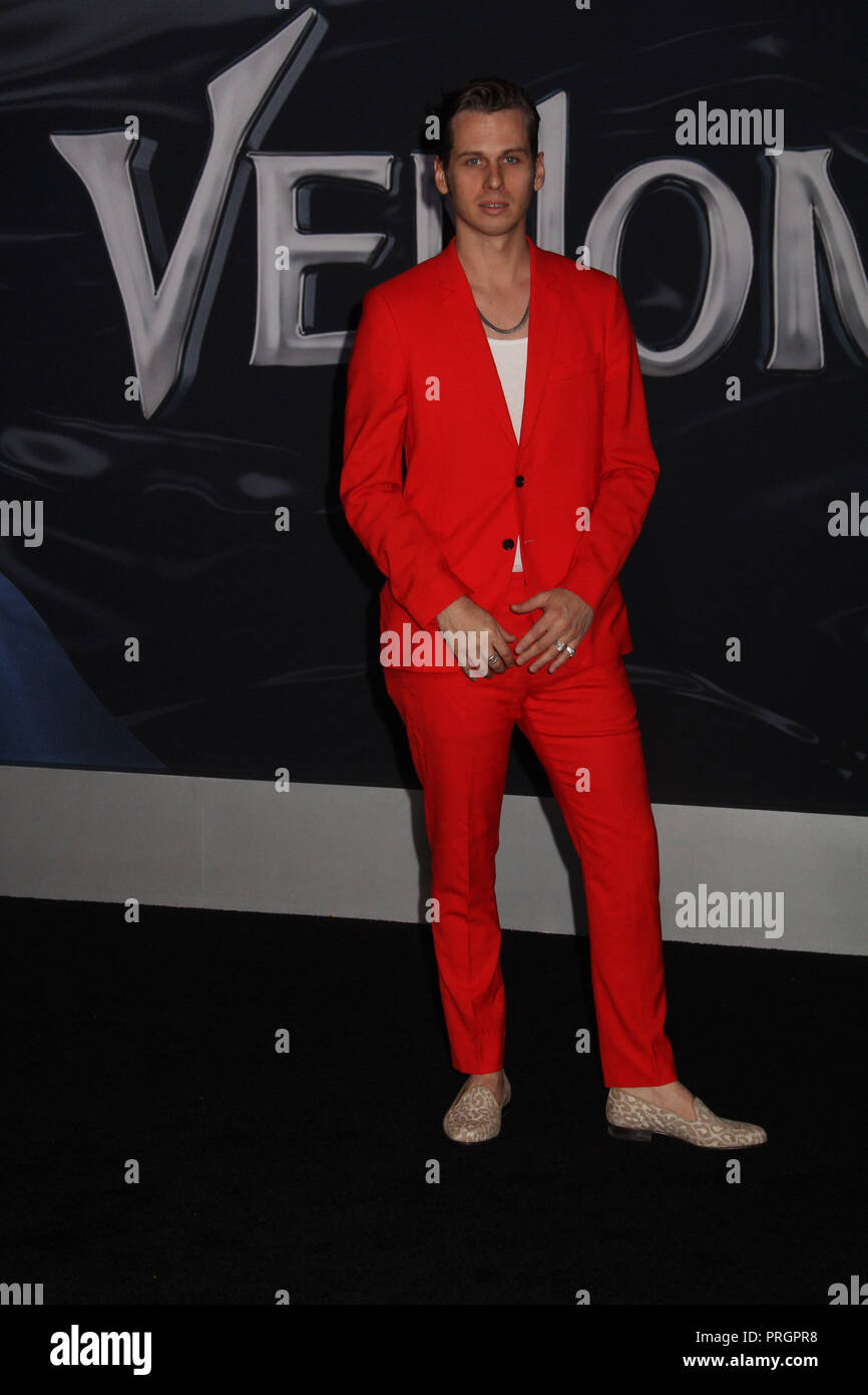 Mark Foster 10/01/2018 The World Premiere of "Venom" held at Regency ...