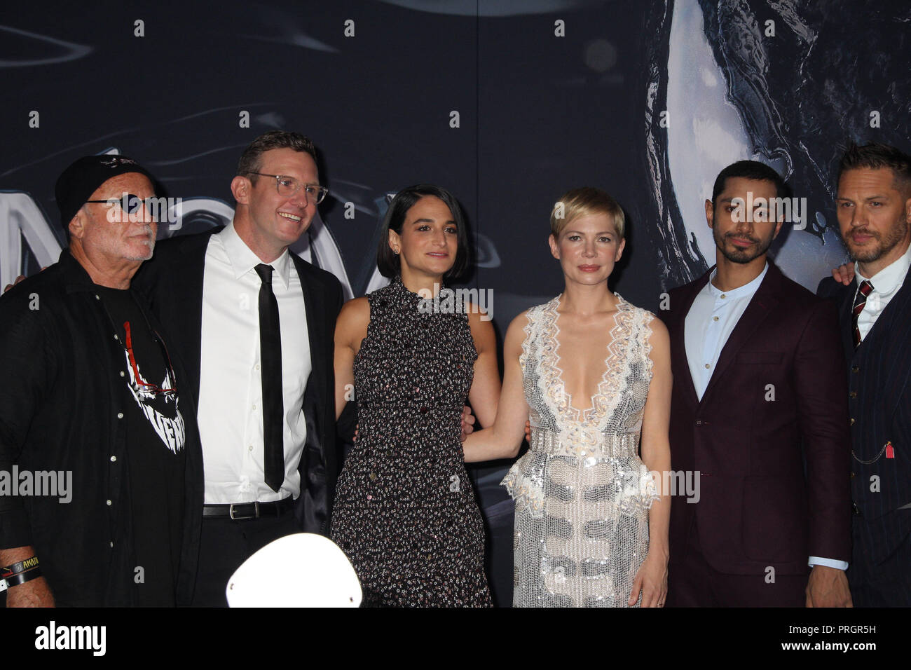 Ruben Fleischer, Jenny Slate, Michelle Williams, Riz Ahmed, Tom Hardy 10/01/2018 The World ...