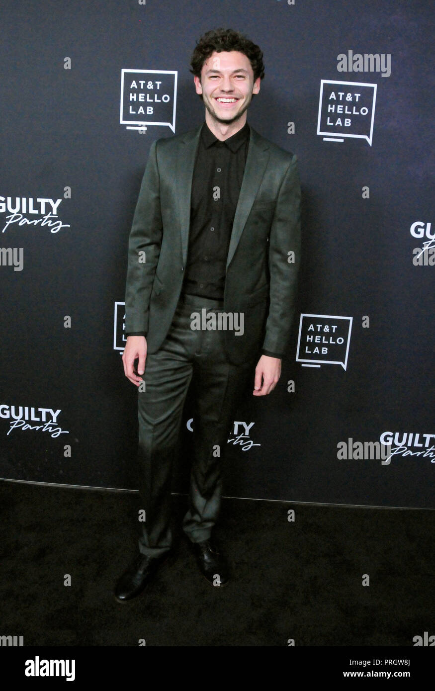 Los Angeles, California, USA. 2nd October, 2018. Actor Nick Fink attends AT&T Hello Lab's ...