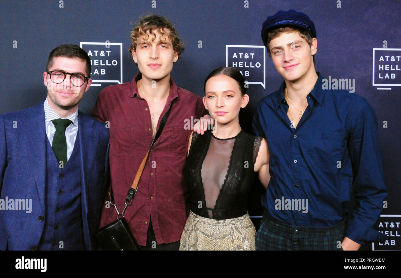 Los Angeles, California, USA. 2nd October, 2018. (L-R) Actors Andrew ...