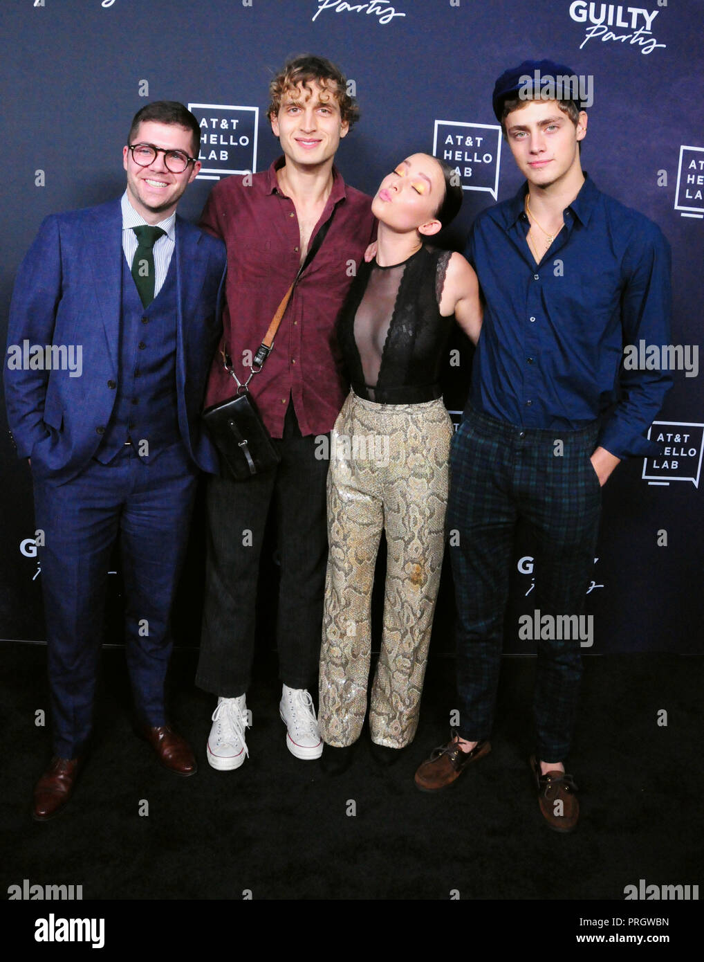 Los Angeles, California, USA. 2nd October, 2018. (L-R) Actors Andrew ...