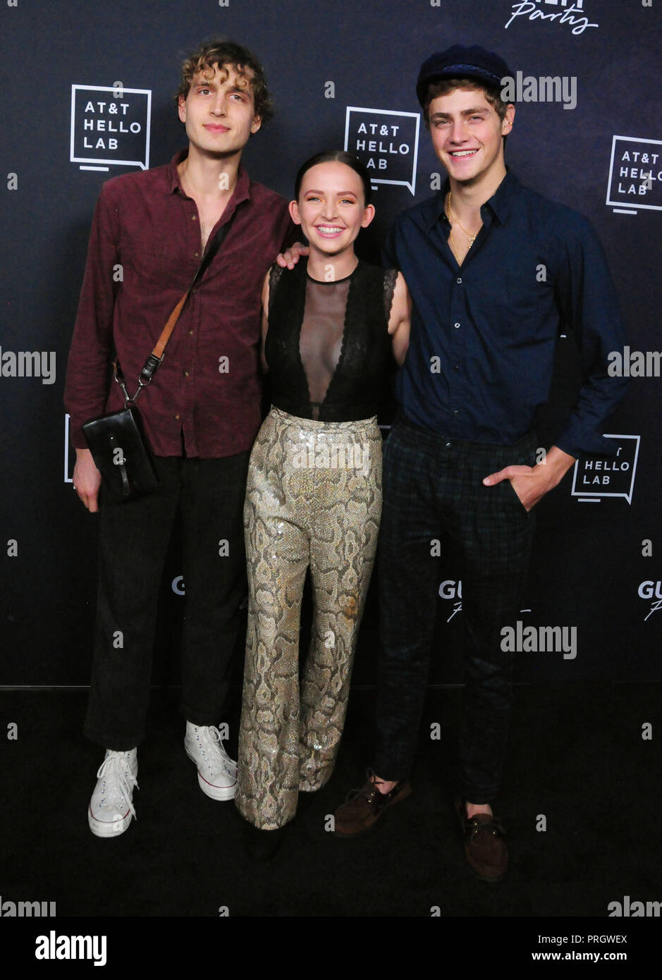 Los Angeles, California, USA. 2nd October, 2018. (L-R) Actor Andrew ...