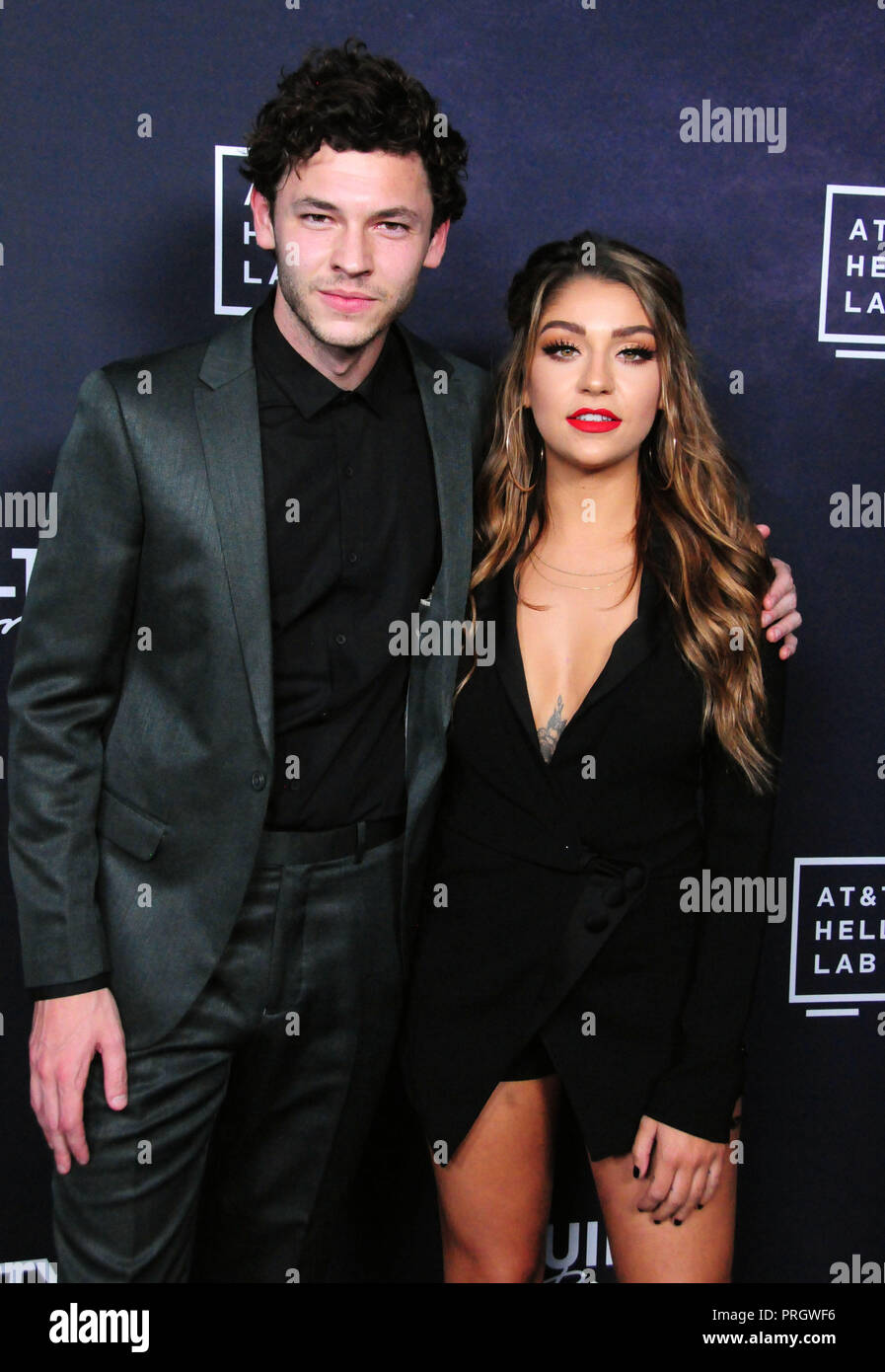 Los Angeles, California, USA. 2nd October, 2018. (L-R) Actor Nick Fink ...