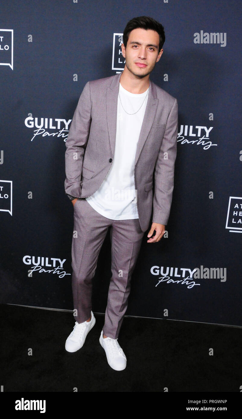 Los Angeles, California, USA. 2nd October, 2018. Actor Gabriel Conte ...