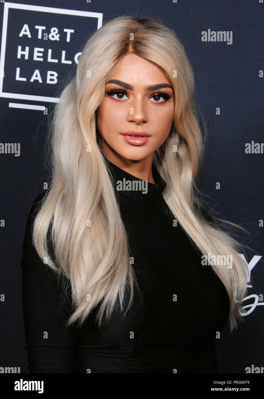 Los Angeles, California, USA. 2nd October, 2018. Actress/influencer ...