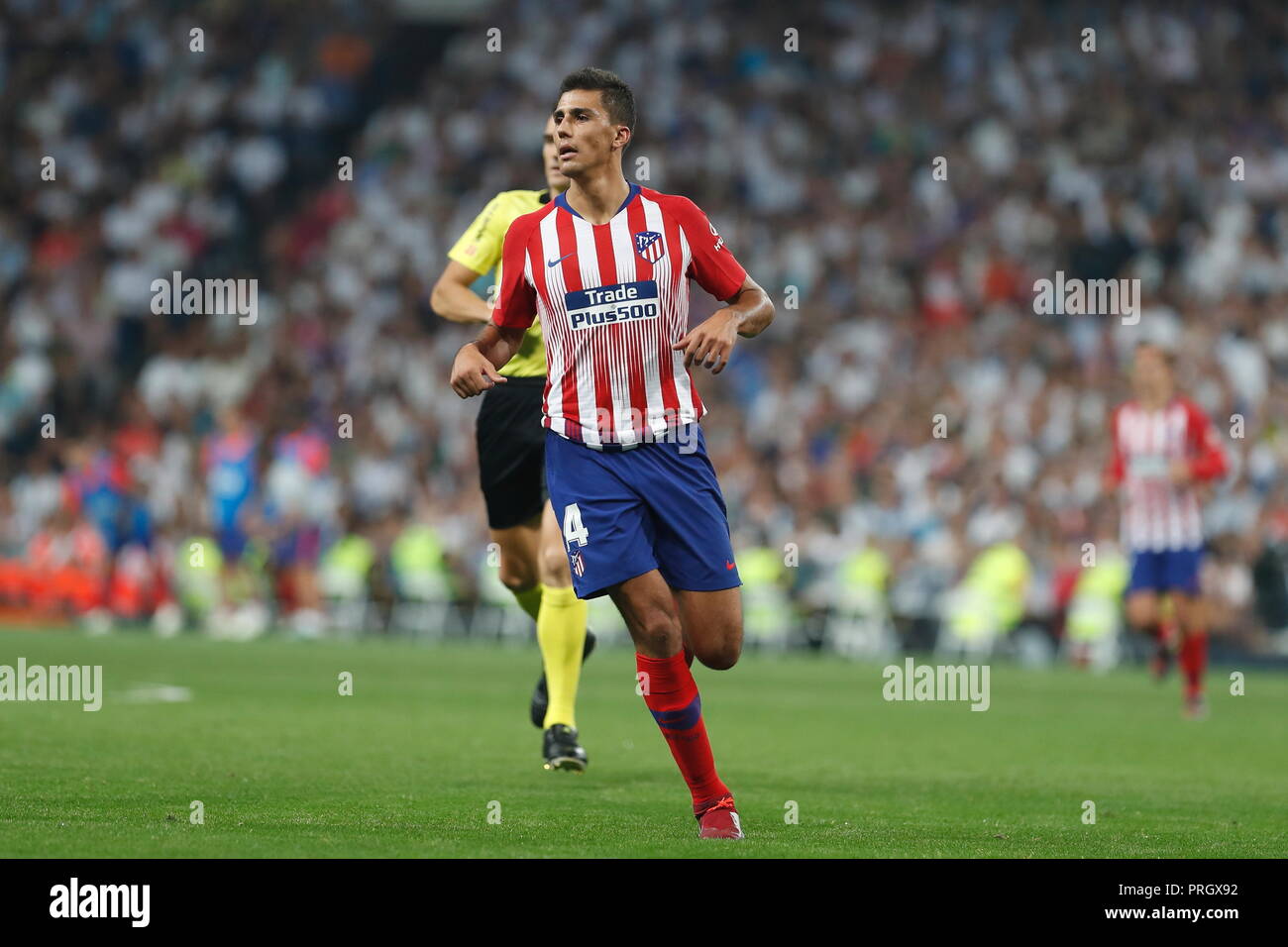 Madrid, Spain. 29th Sep, 2018. Rodri (Atletico) Football/Soccer ...