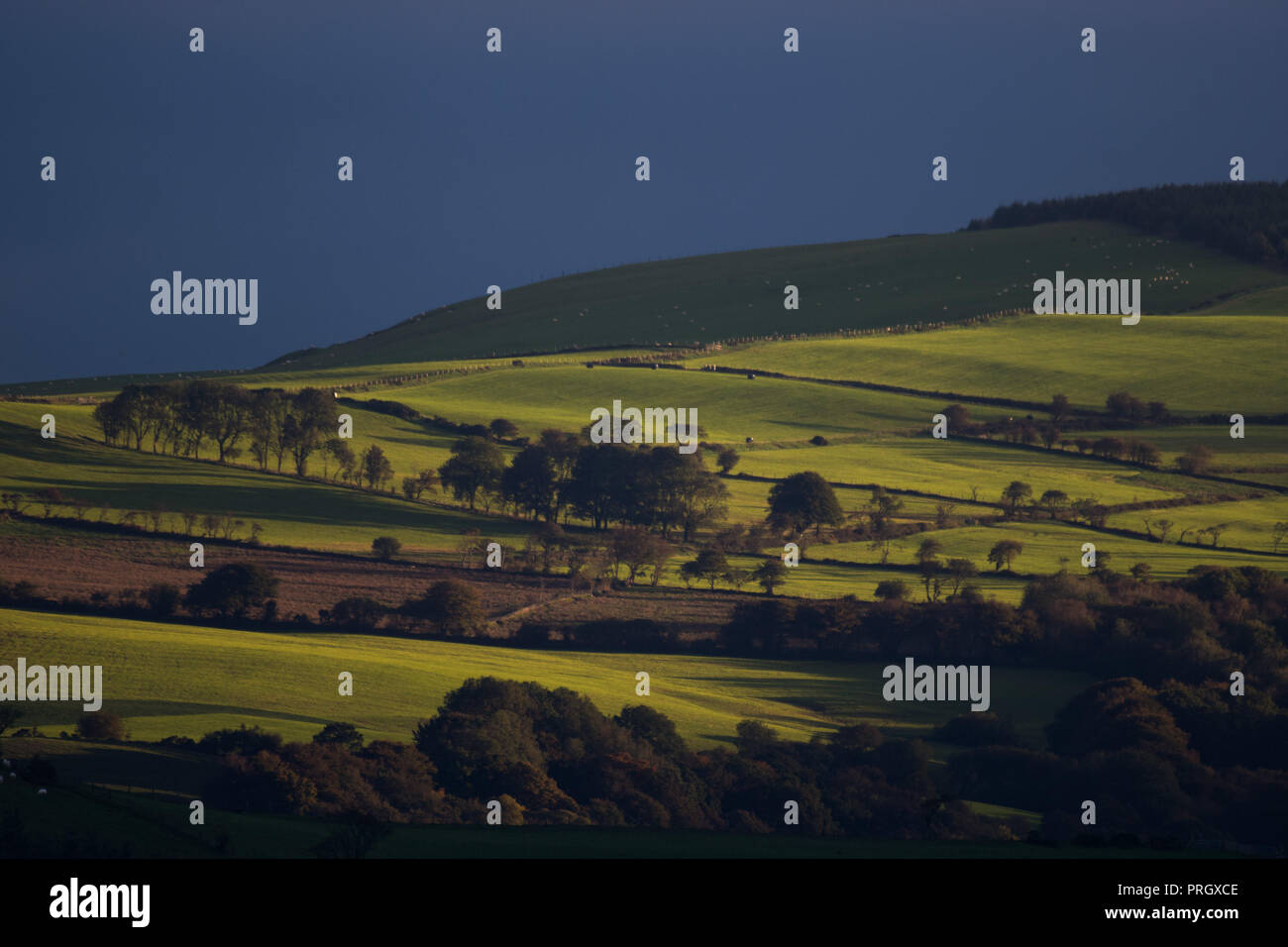 Aaron Valley Wales UK, Wednesday 03 October 2018 UK Weather: Rays of ...