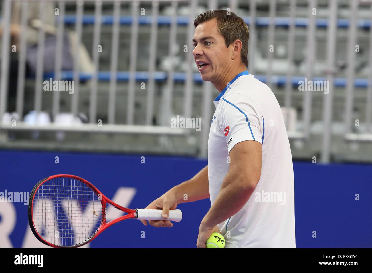 Naomi Osaka's coach Sascha Bajin during training session of WTA Toray ...