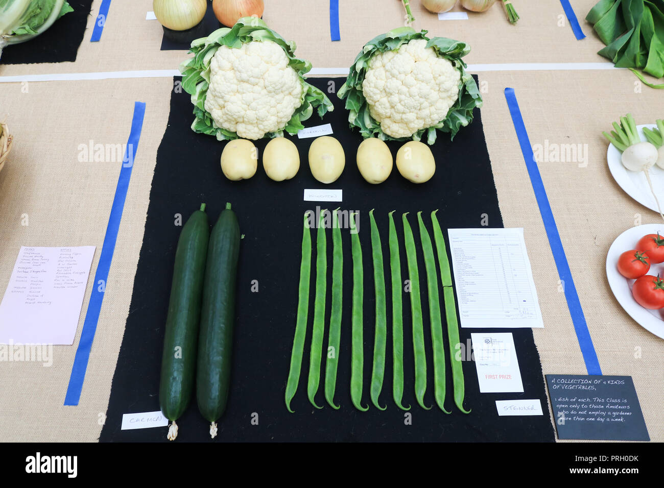 Display fruit vegetables horticultural show hi-res stock photography ...