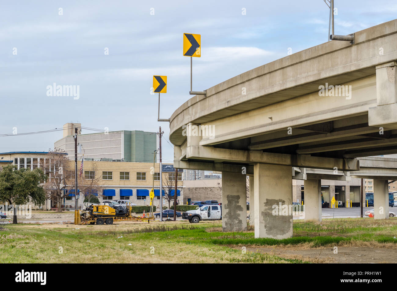 Detail of flyover interchange Stock Photo - Alamy