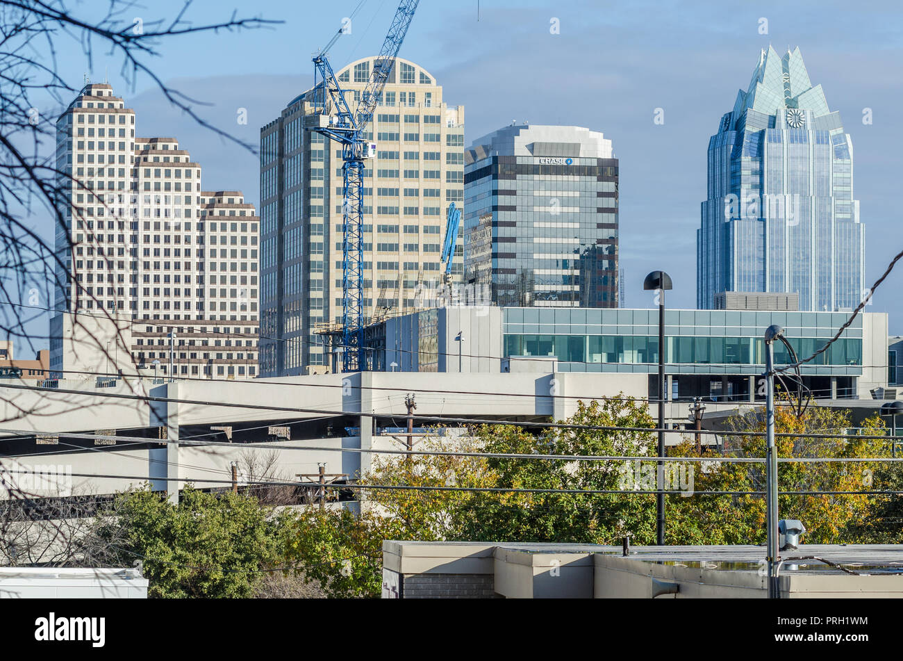 Buildings in downtown Austin Stock Photo - Alamy