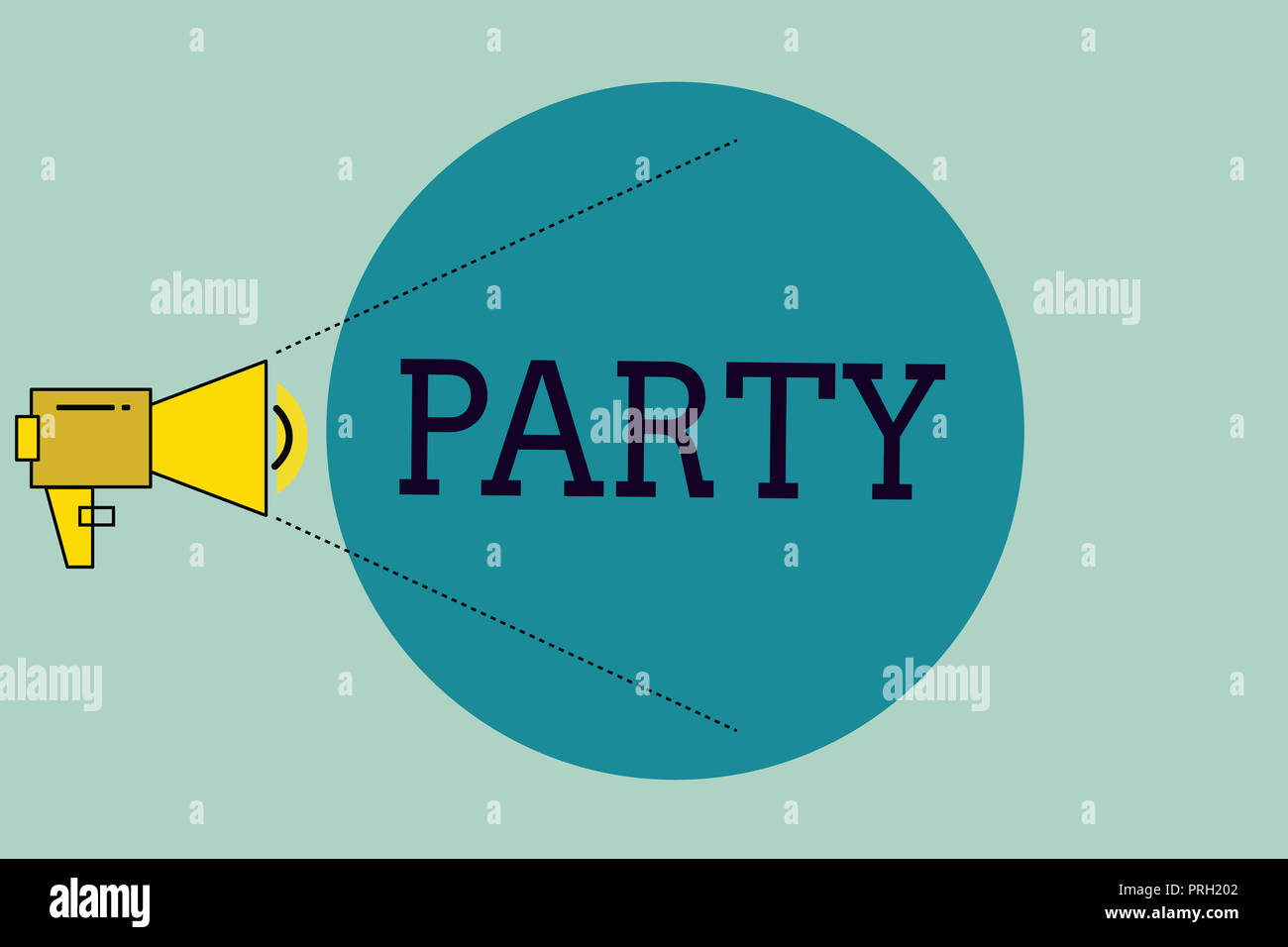 Handwriting text writing Party. Concept meaning social gathering ...