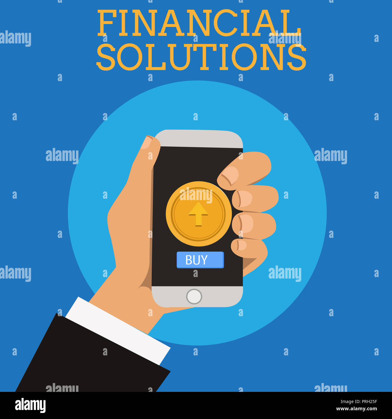 Text sign showing Financial Solutions. Conceptual photo to Save Money ...