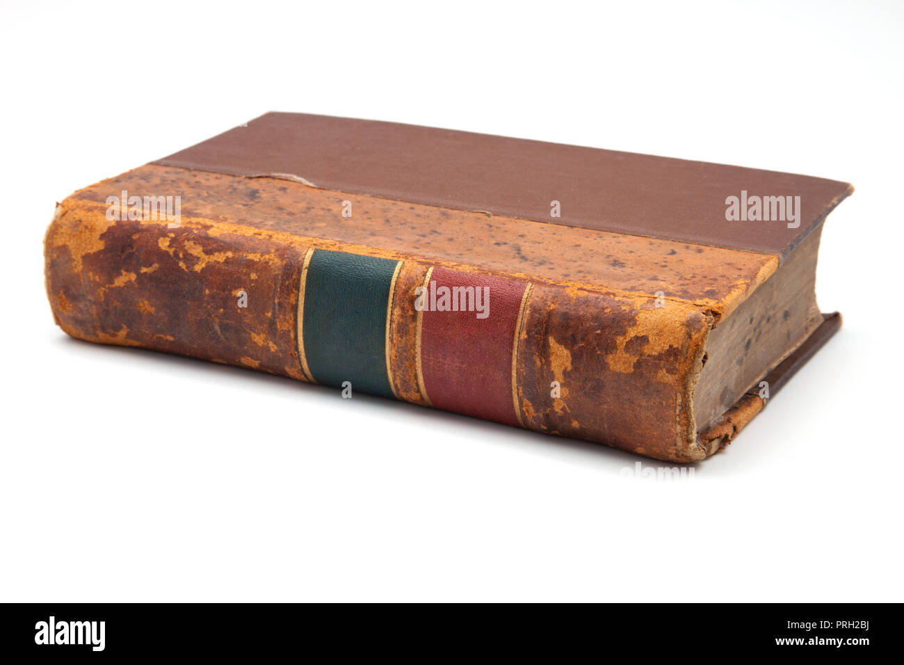 very old book on white background Stock Photo - Alamy