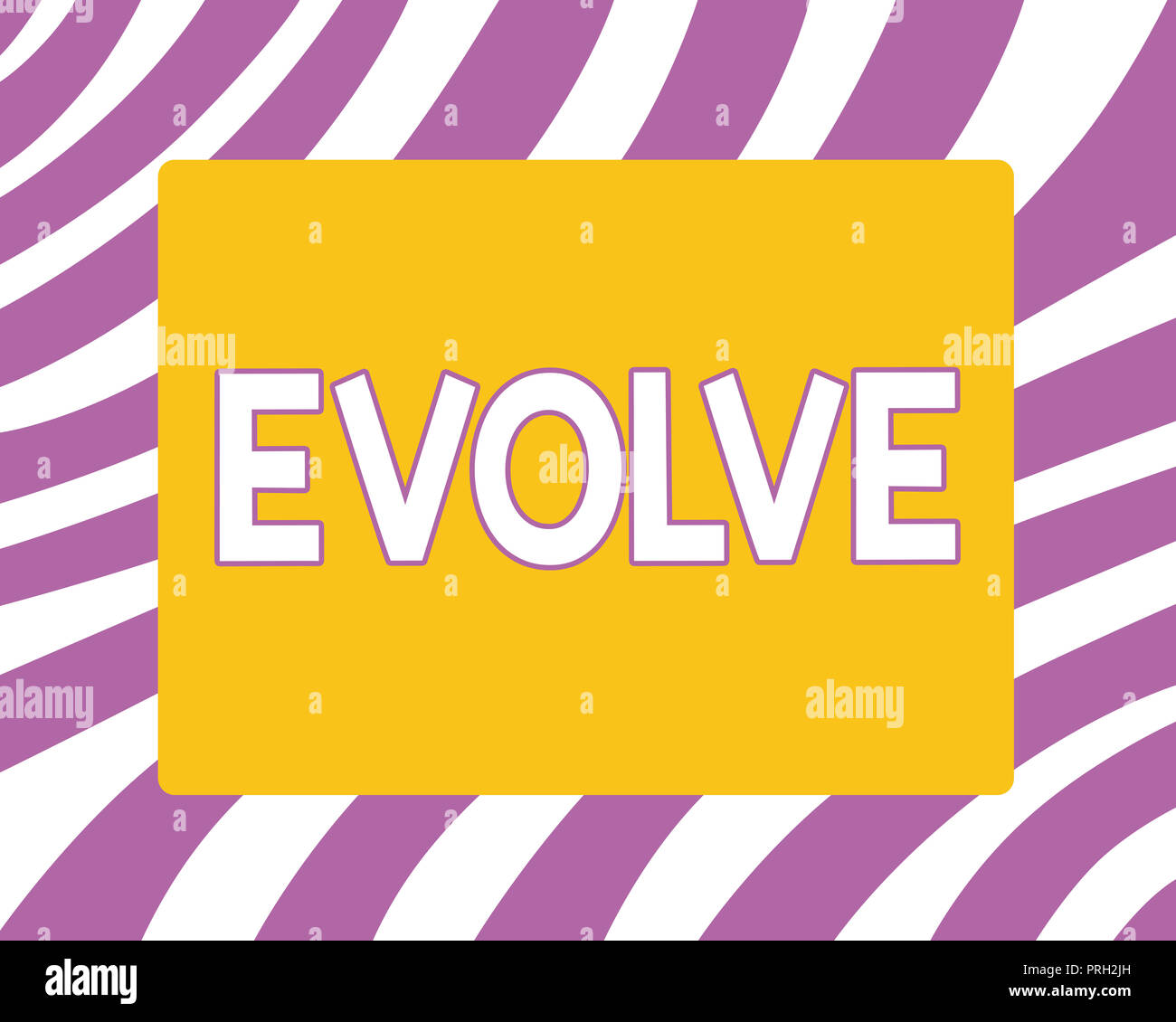 Writing note showing Evolve. Business photo showcasing develop ...