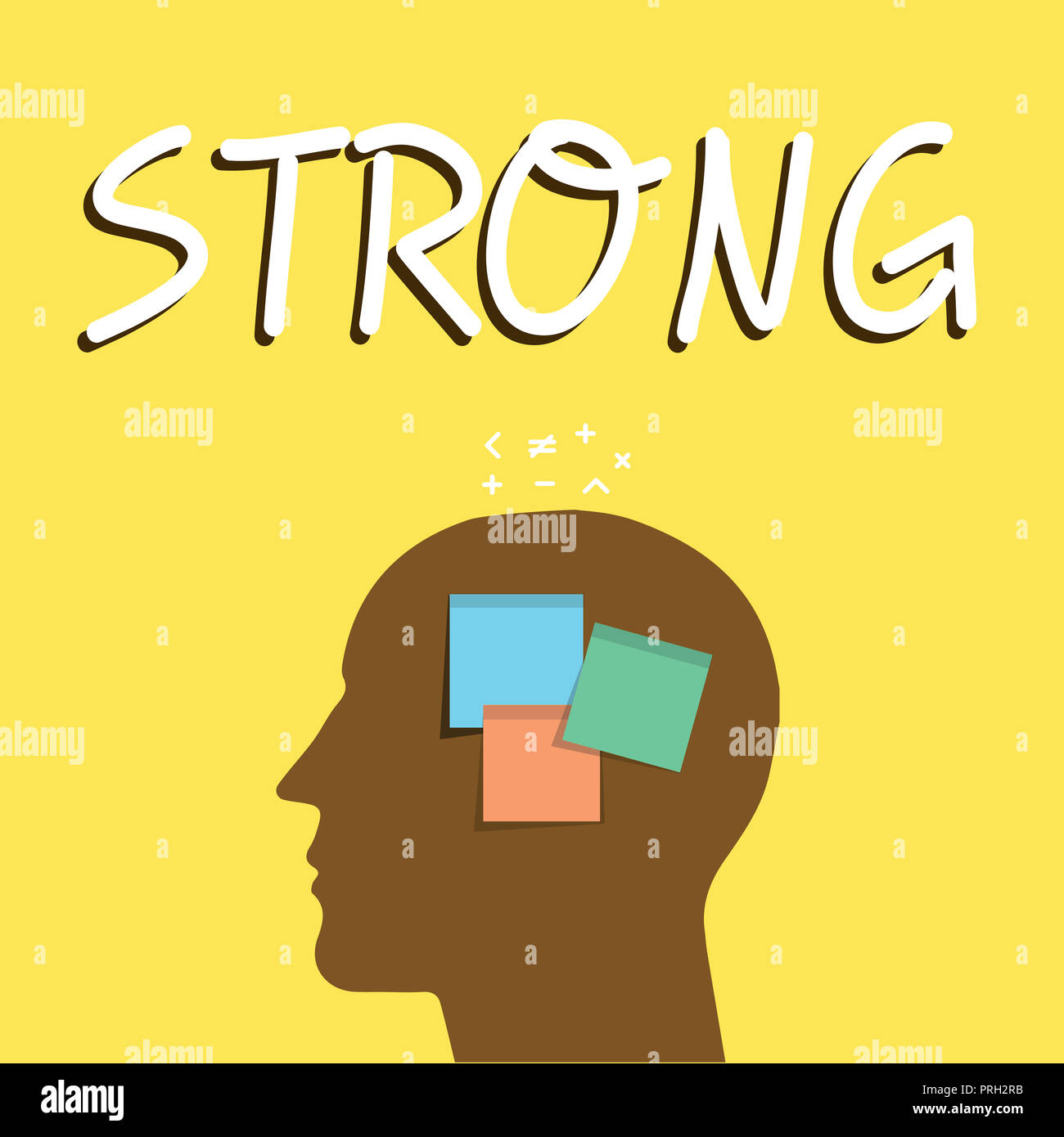 Writing note showing Strong. Business photo showcasing having power to ...