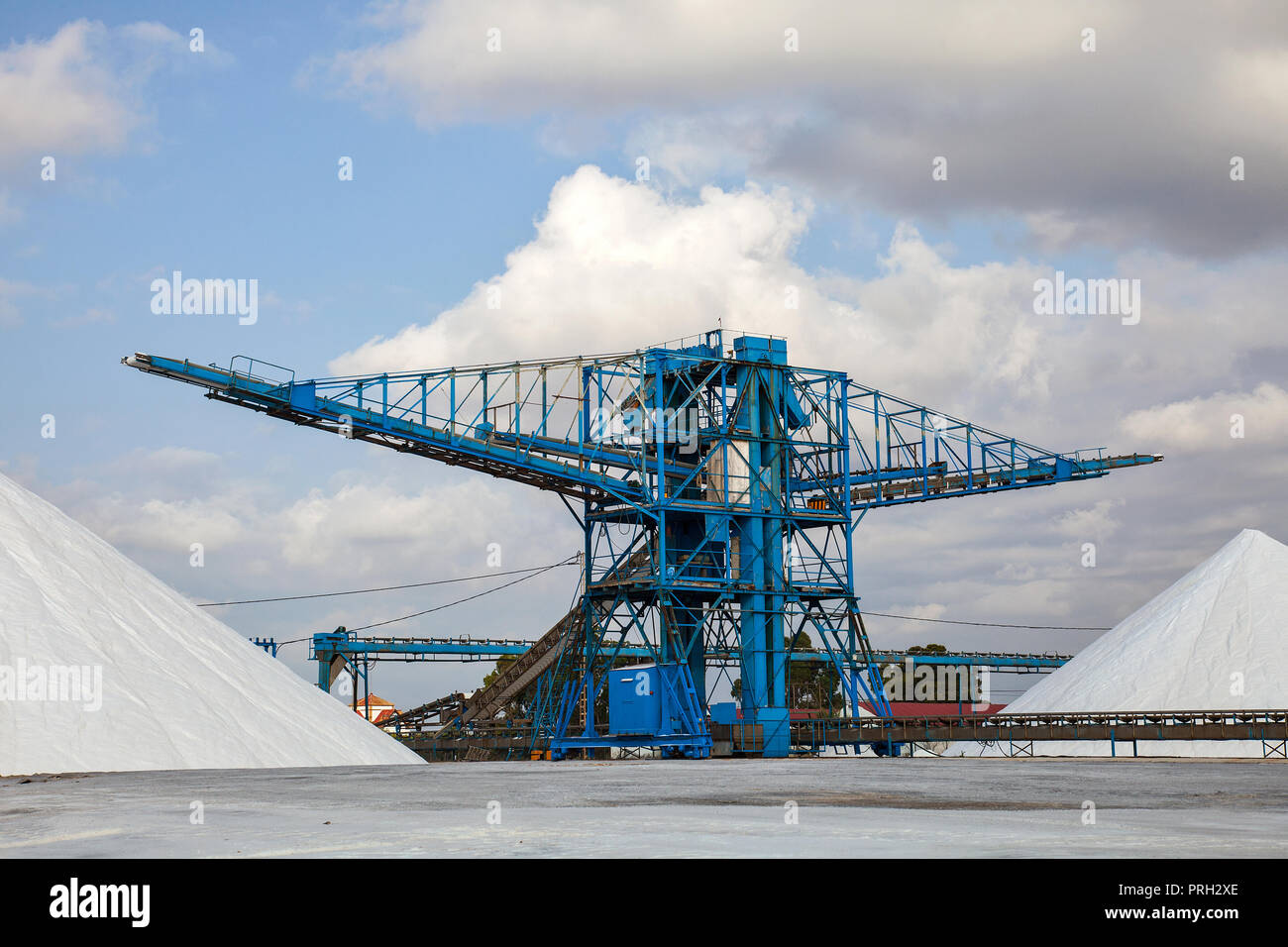 mining industry of manufacture of salt Stock Photo - Alamy