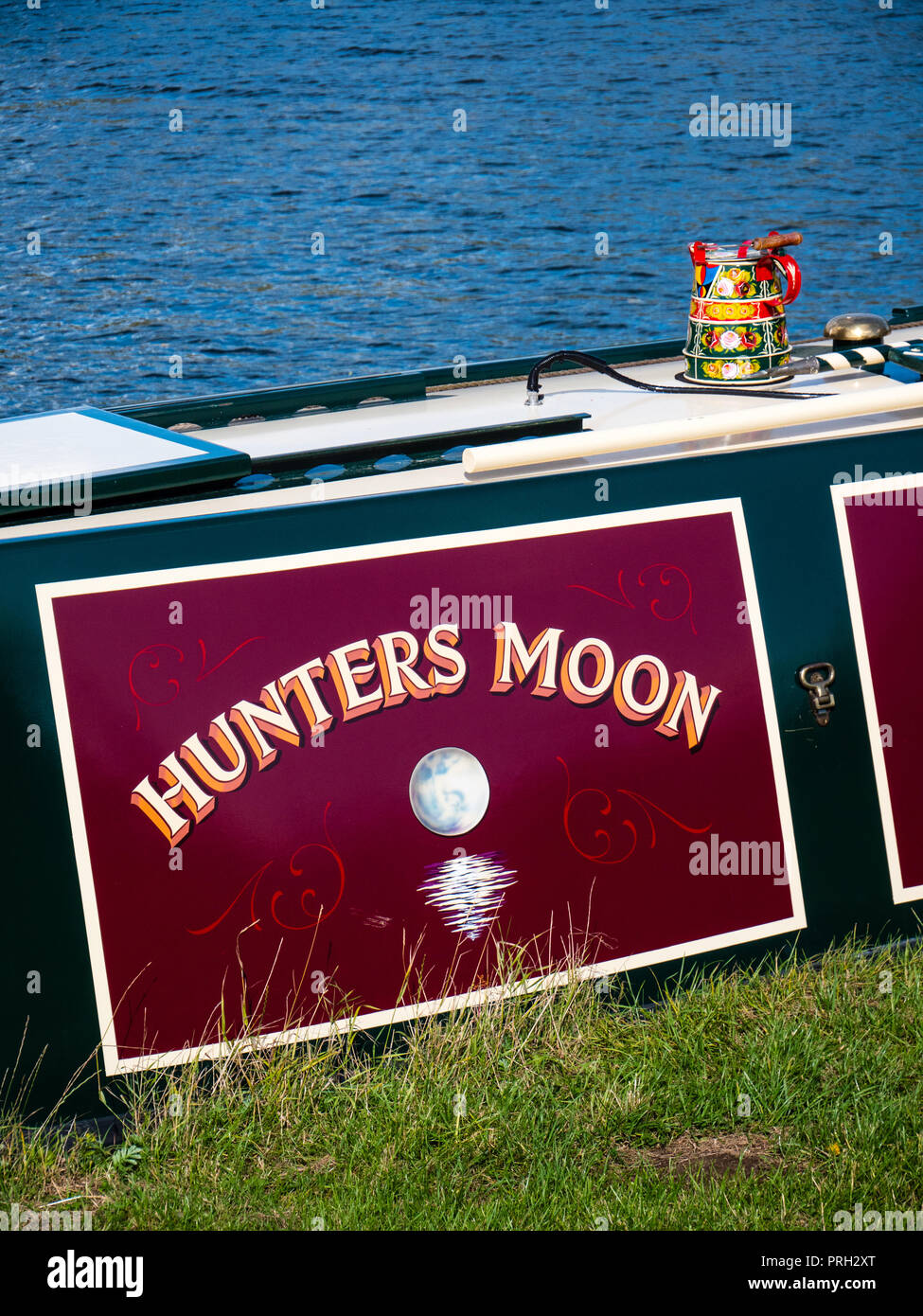 Hunters Moon Narrow Boat, Abingdon Lock, River Thames, Abingdon ...