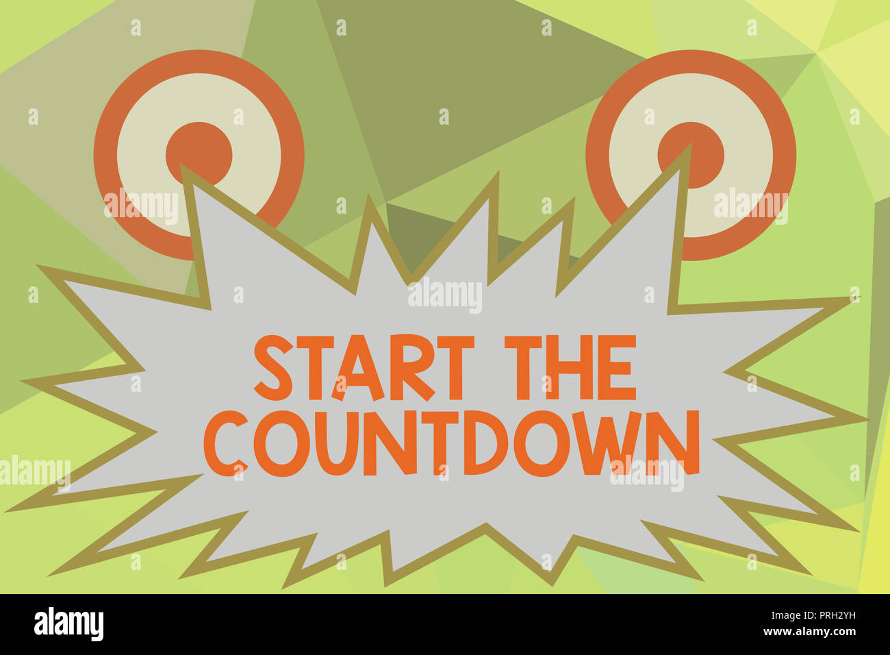 Writing note showing Start The Countdown. Business photo showcasing ...