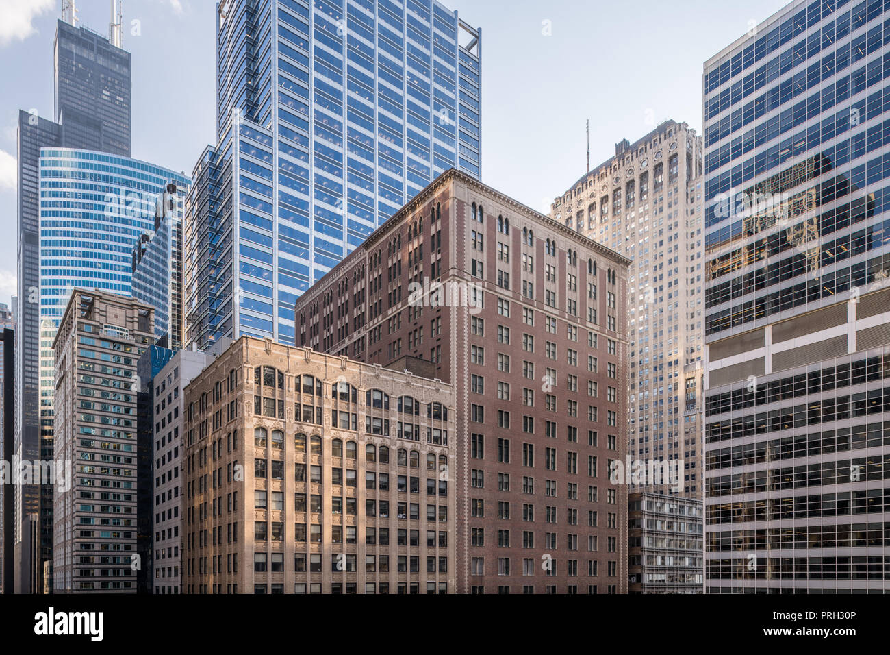 Office buildings in downtown Chicago Stock Photo - Alamy
