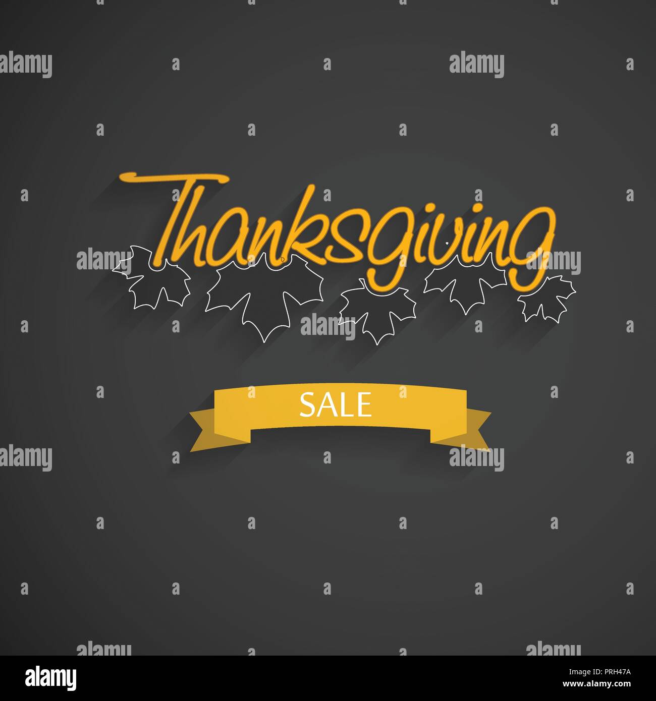 Happy Thanks giving sale design vector Stock Vector Image & Art - Alamy