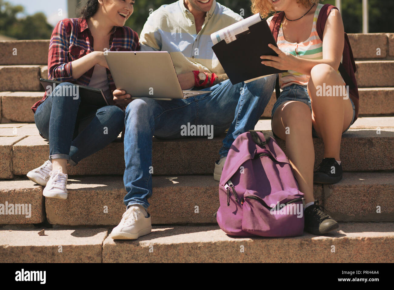 Group people on stairs hi-res stock photography and images - Alamy