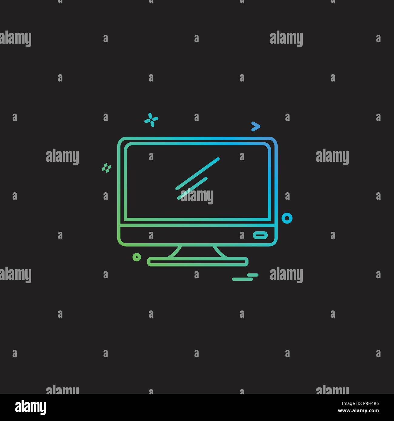 lcd screen icon vector Stock Vector Image & Art - Alamy
