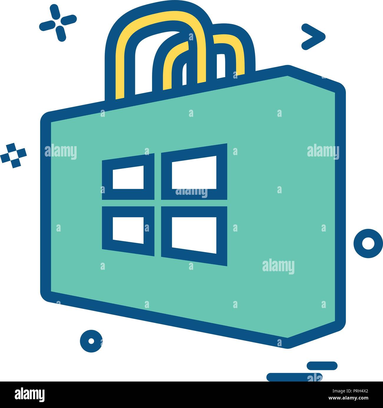 Grocery store front windows Stock Vector Images - Alamy