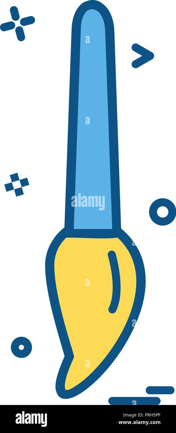 Art bursh drawing icon vector design Stock Vector Image & Art - Alamy