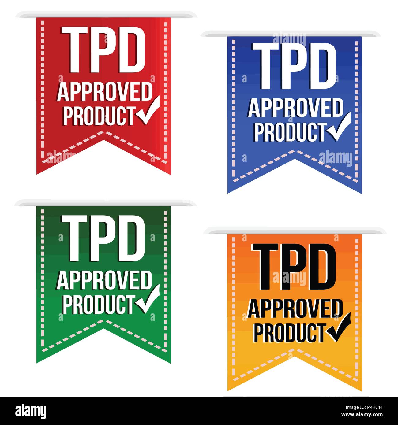 TDP (Tobacco Products Directive) approved product banner design set on ...