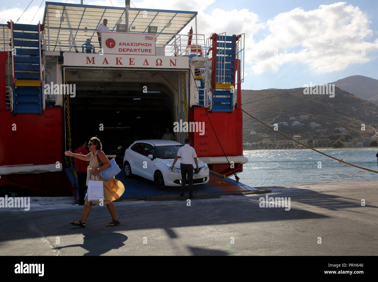 Car ferry port hi-res stock photography and images - Alamy