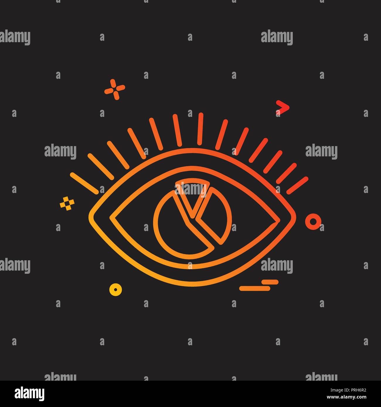 Eye icon design vector Stock Vector Image & Art - Alamy
