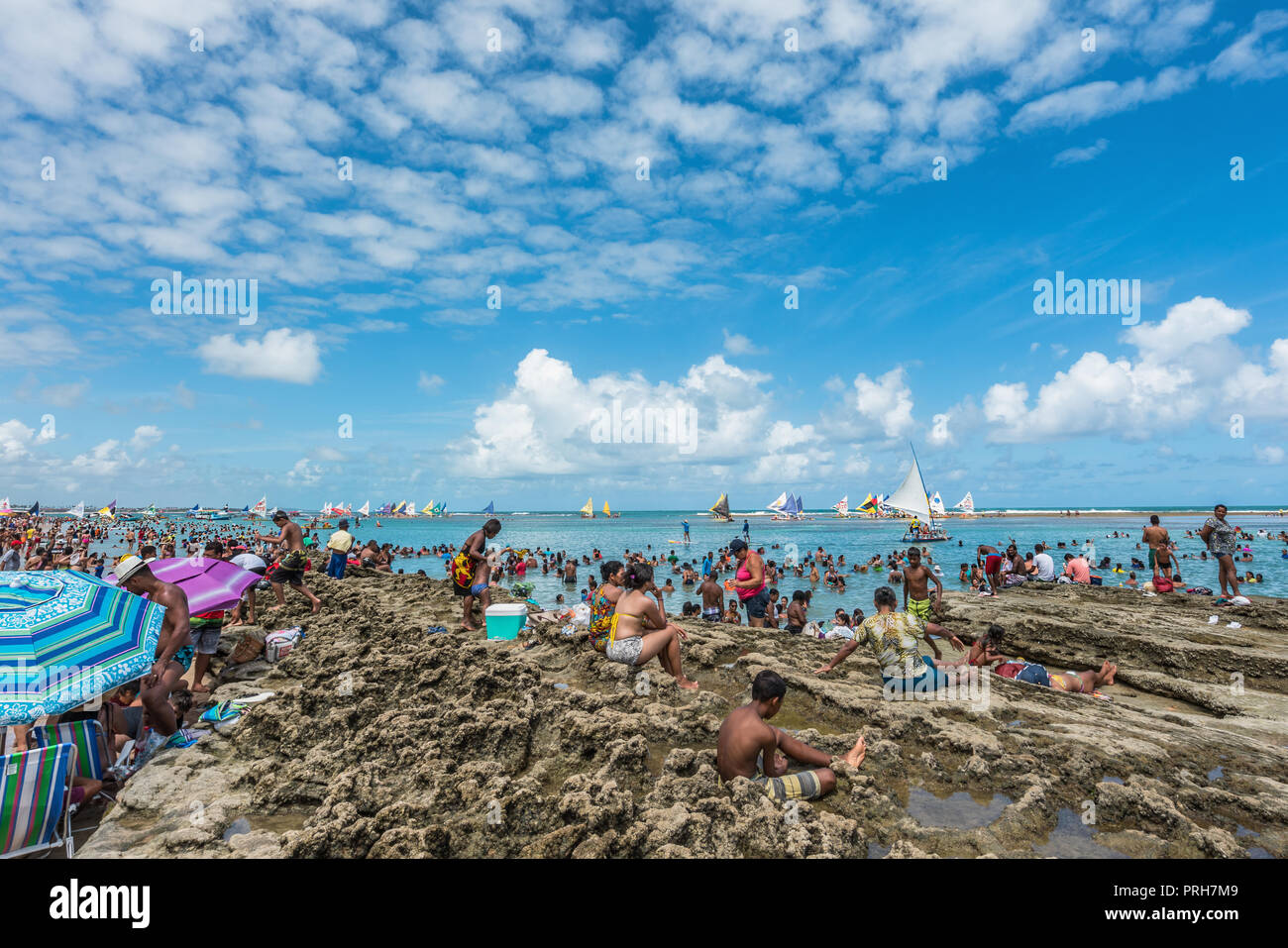 Porto de Galinhas, Ipojuca, Pernambuco, Brazil - January, 2018: Porto ...