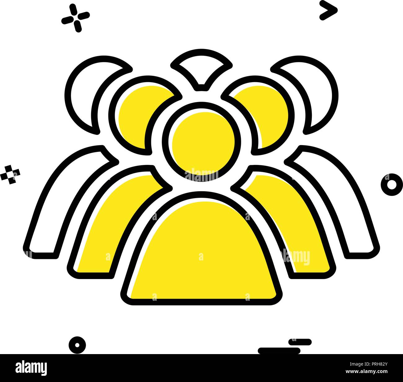 Group avatar icon design vector Stock Vector Image & Art - Alamy