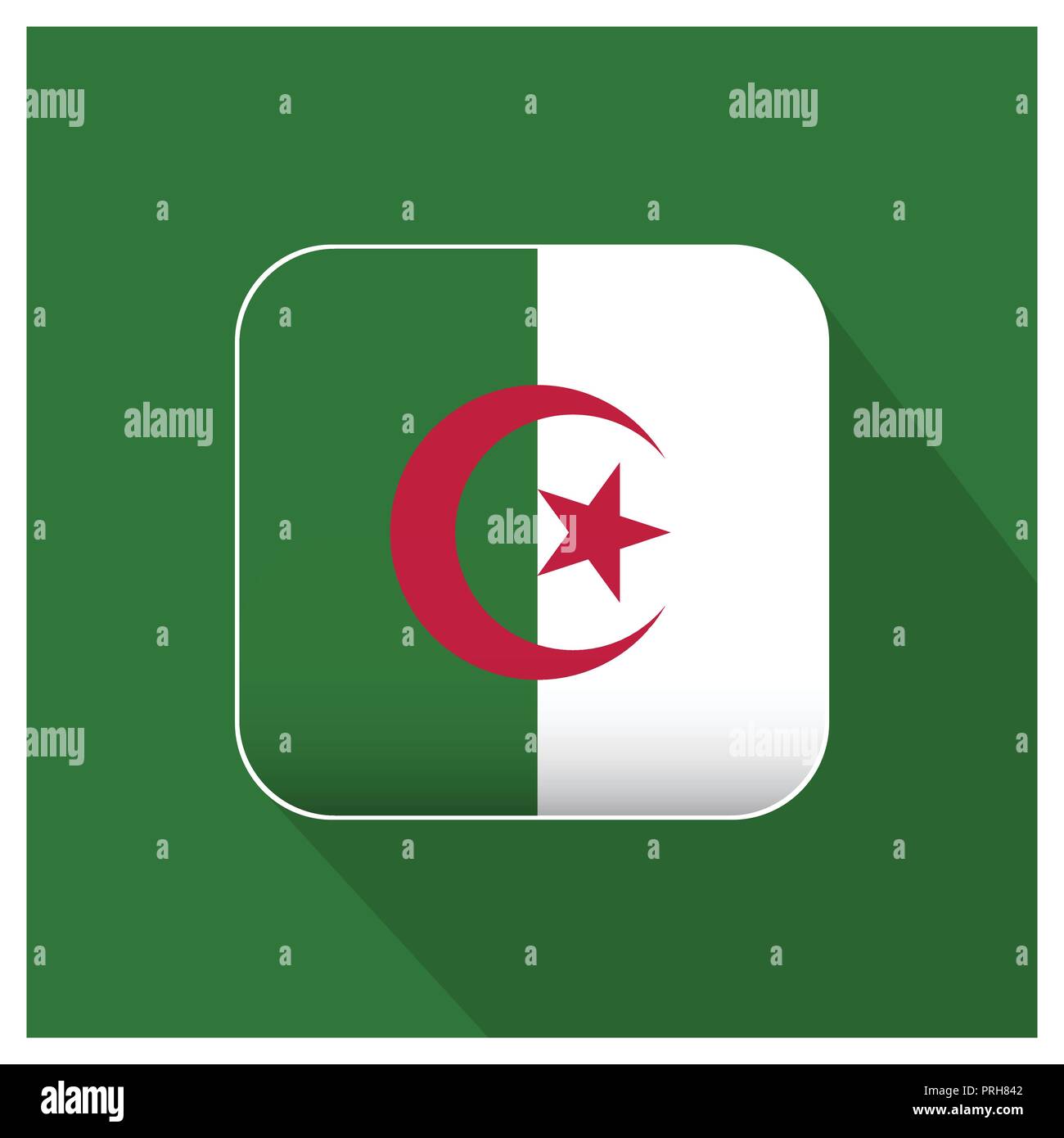 Algeria flag design vector Stock Vector Image & Art - Alamy