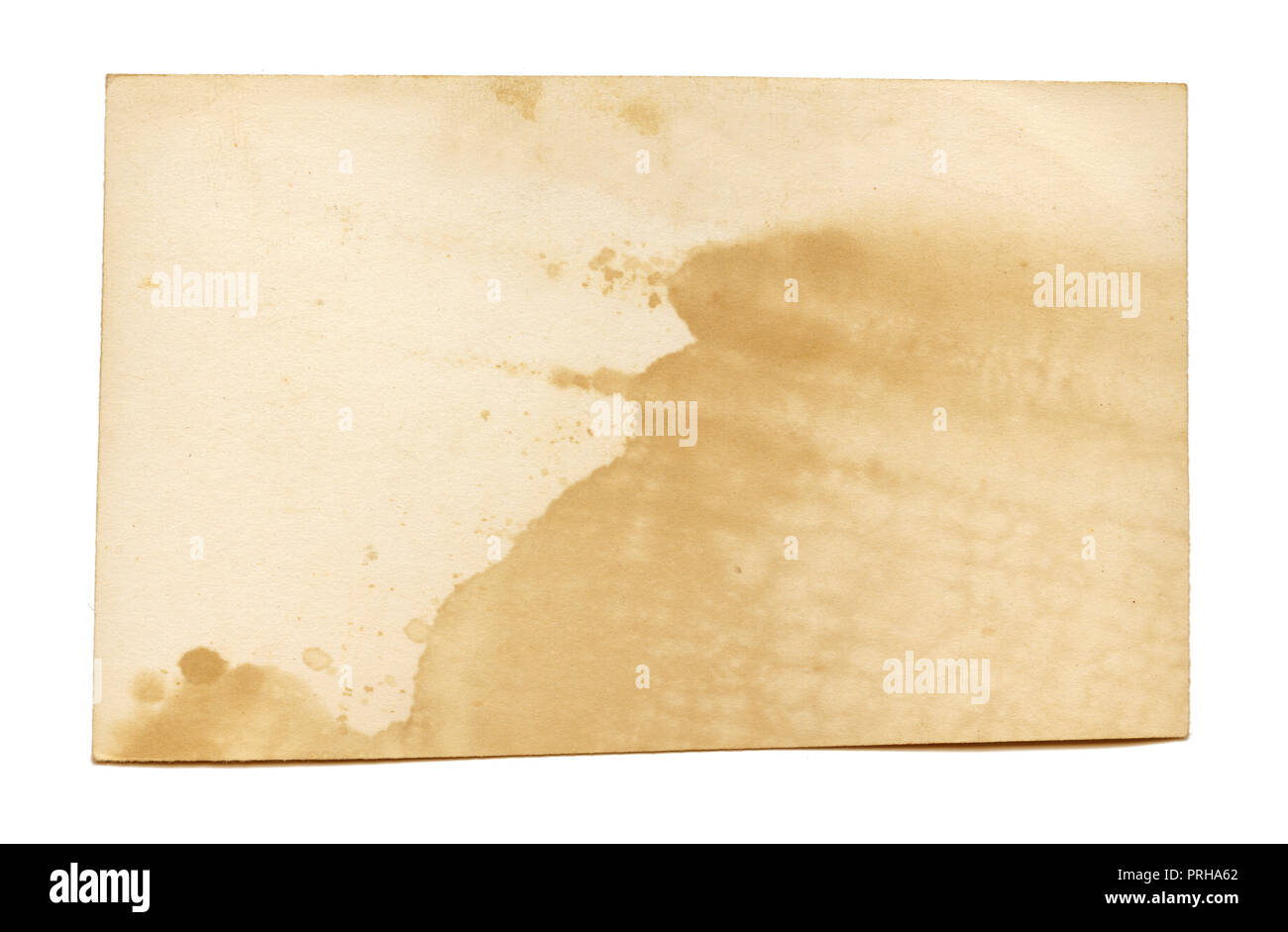 Vintage and antique art concept. Front view of blank old aged dirty ...