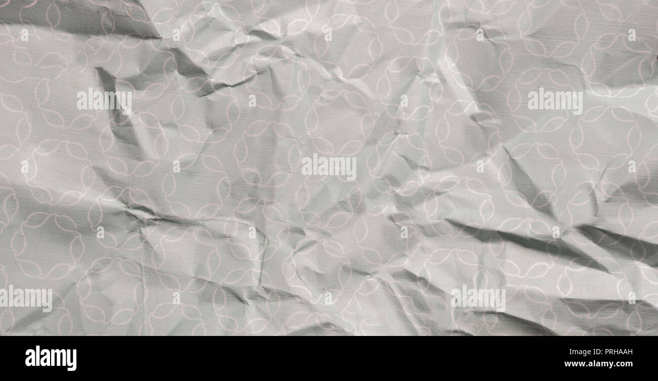 Flat lay view of crumpled paper textured background, banner Stock Photo ...