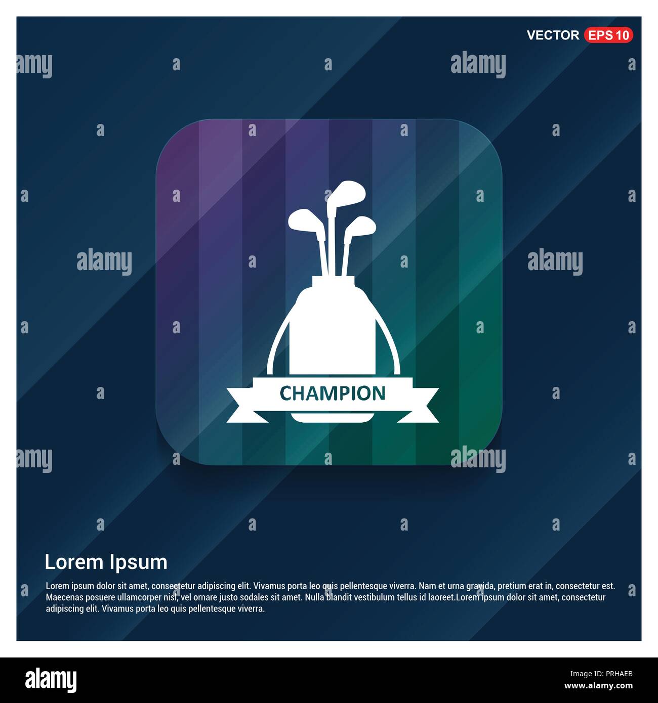 Golf Bat Icon Stock Vector Image & Art - Alamy