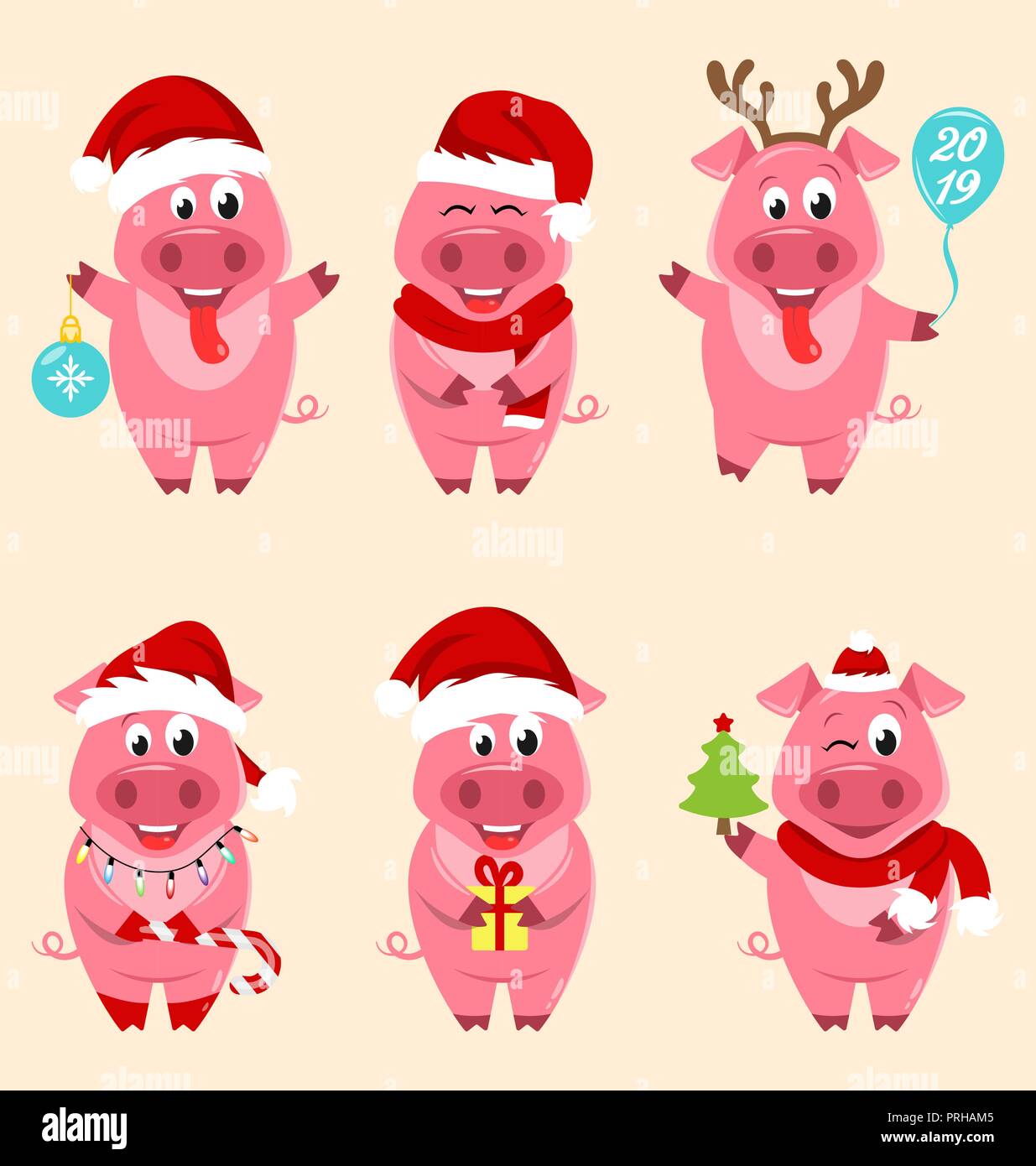Cartoon pigs hi-res stock photography and images - Alamy