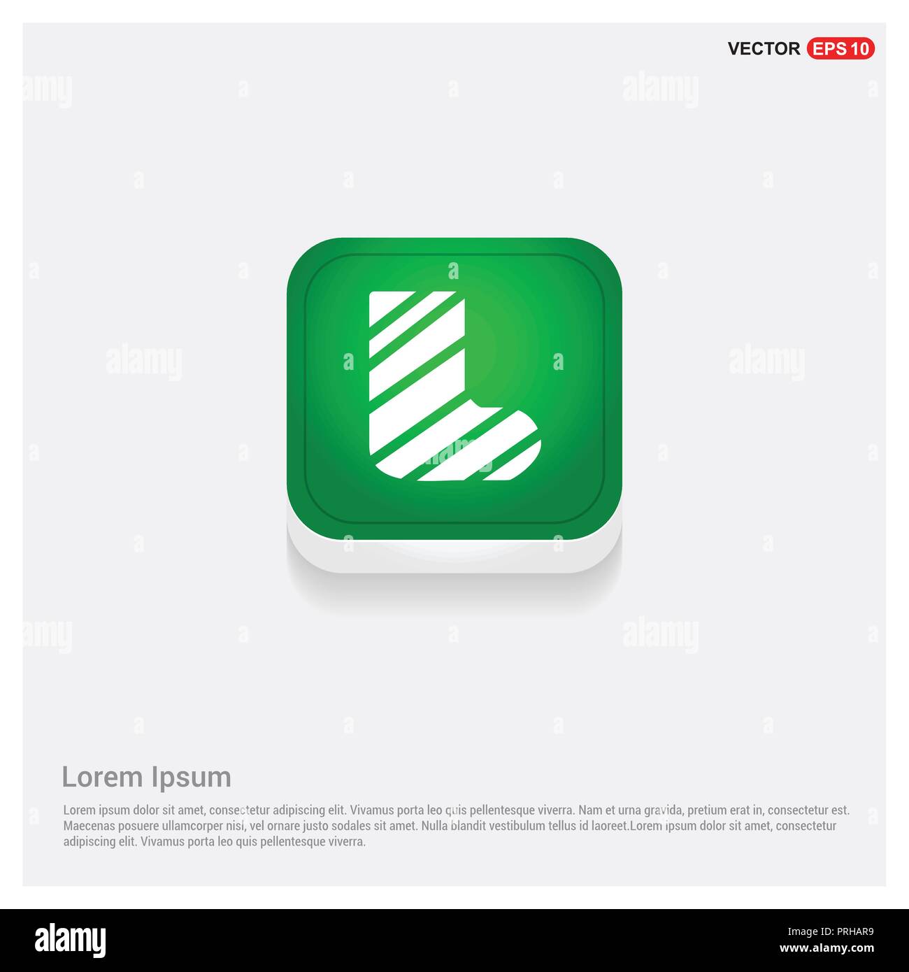 leg in bandage icon Stock Vector Image & Art - Alamy