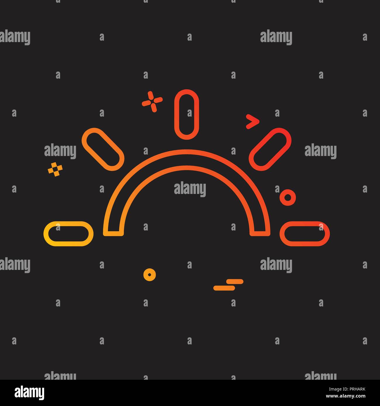 Sun icon design vector Stock Vector Image & Art - Alamy