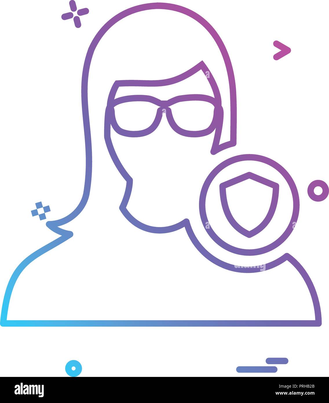 Female avatar icon design vector Stock Vector Image & Art - Alamy