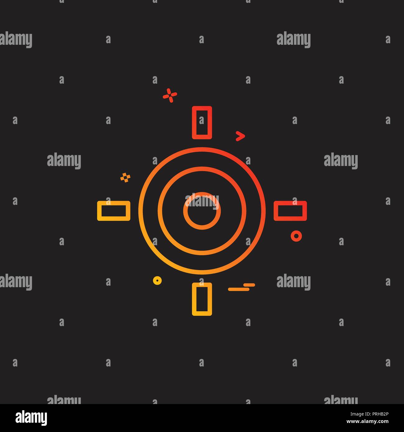 target aim goal icon vector design Stock Vector Image & Art - Alamy