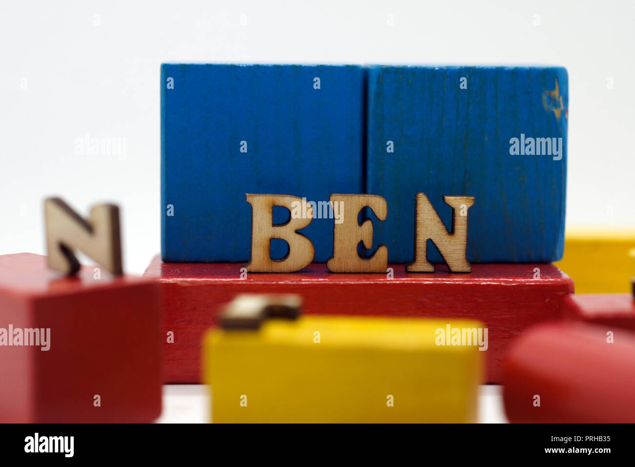 popular male first name ben Stock Photo - Alamy