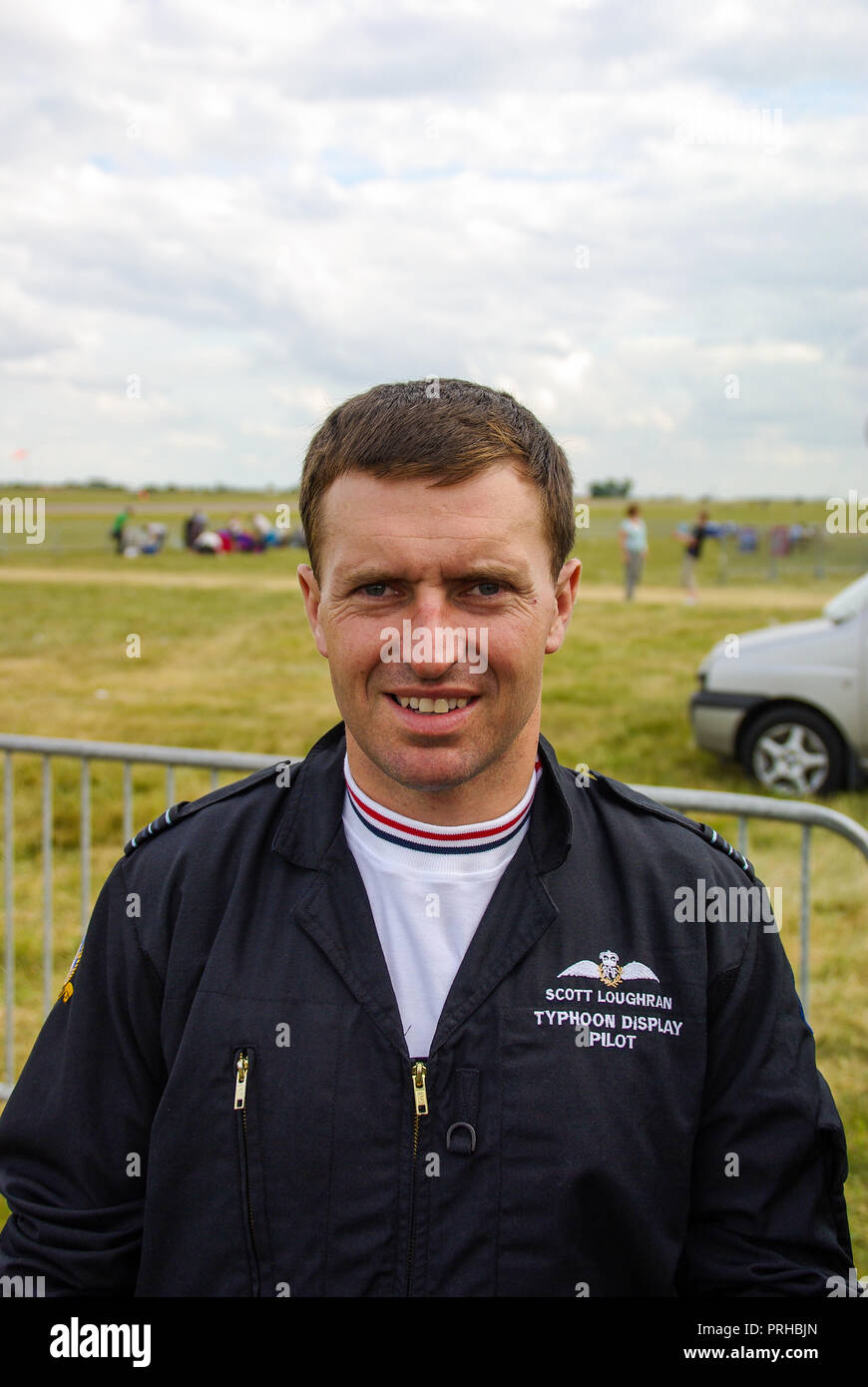 Pilot Scott Loughran, RAF, Royal Air Force Typhoon Display pilot, now a ...