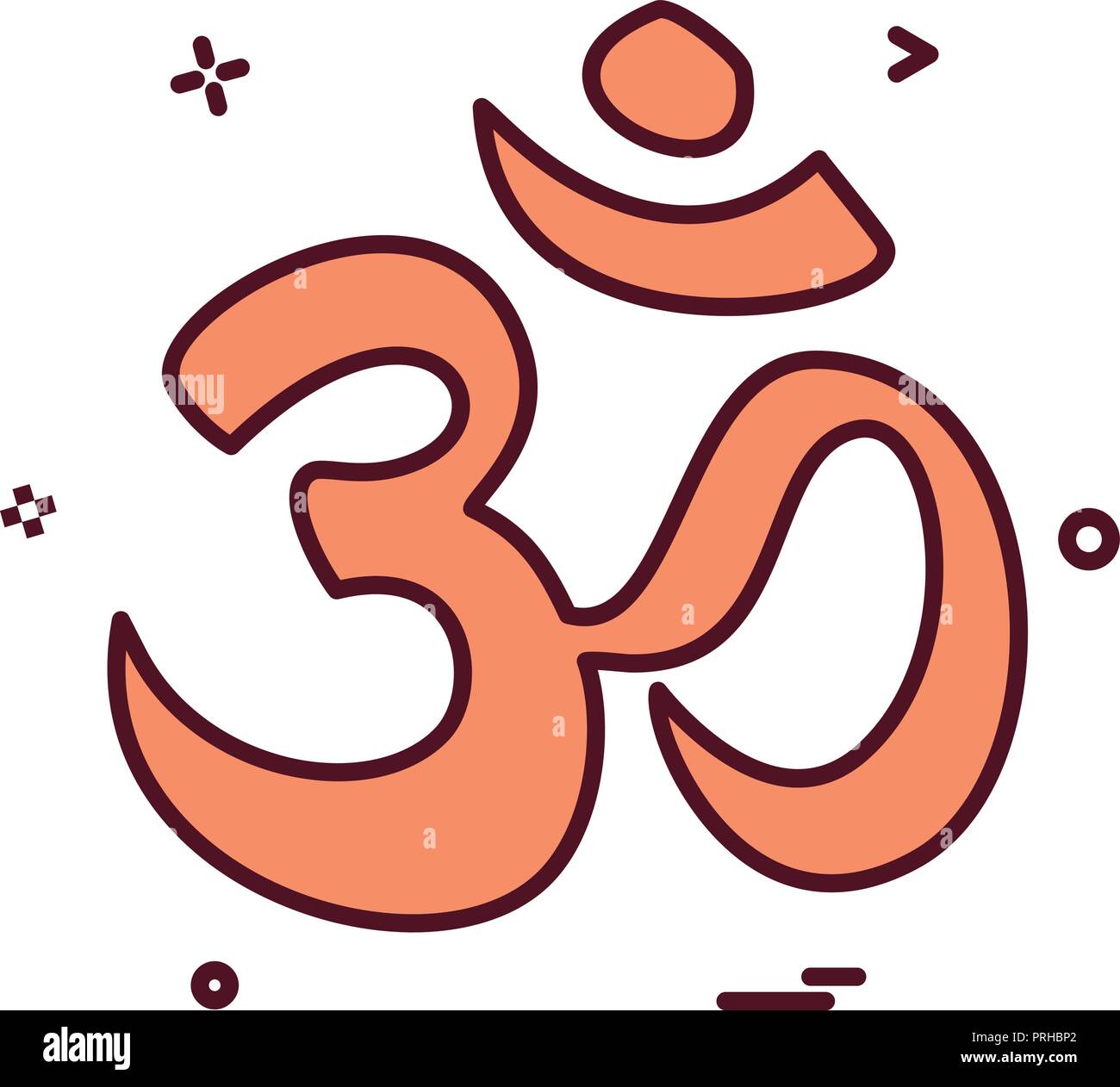 Hindu sign icon design vector Stock Vector Image & Art - Alamy
