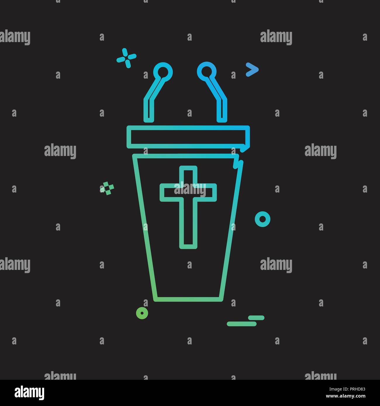 Cross icon design vector Stock Vector Image & Art - Alamy