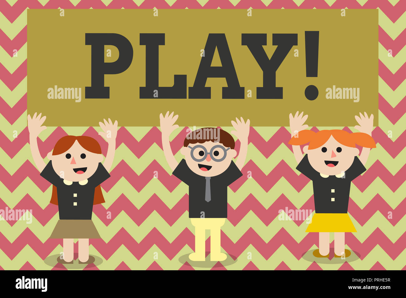 Text sign showing Play. Conceptual photo engage in activity for ...