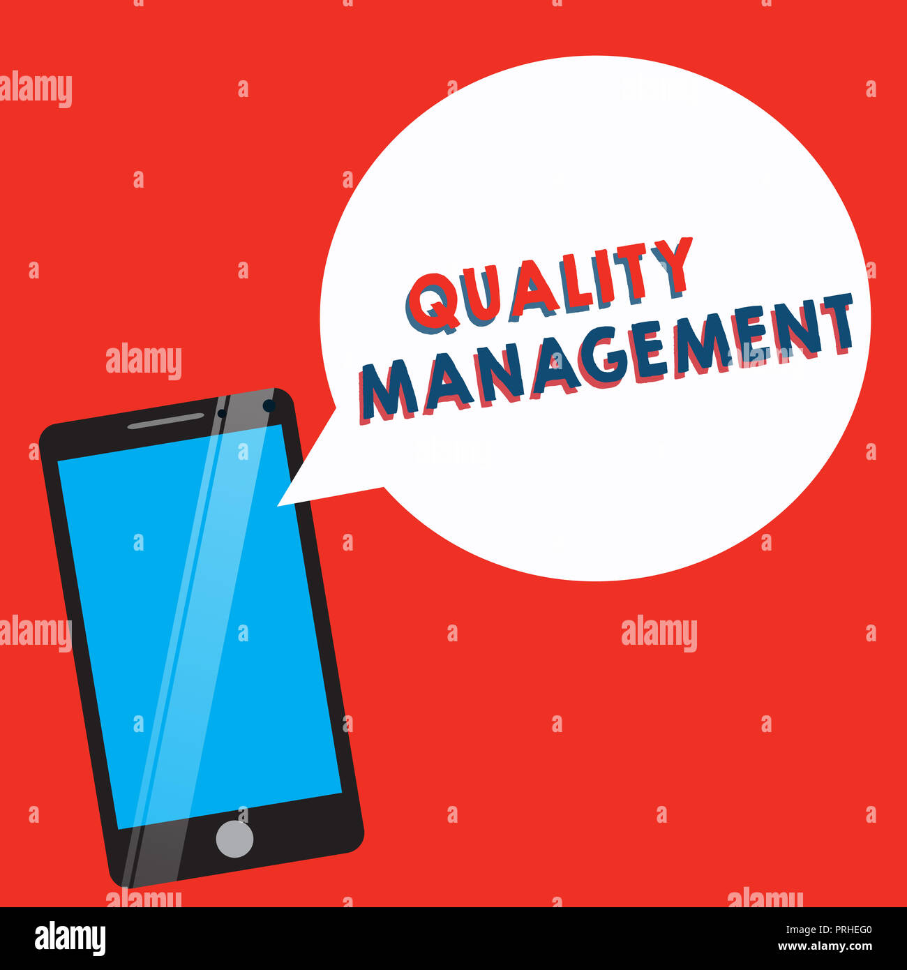 Conceptual hand writing showing Quality Management. Business photo ...