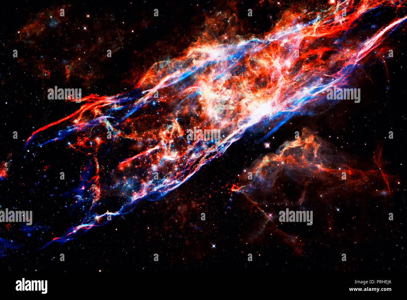 Colorful nebula in outer space. Elements of this image furnished by ...